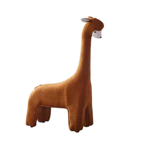Lamp Velvet Alpaca Stool - YFactory
